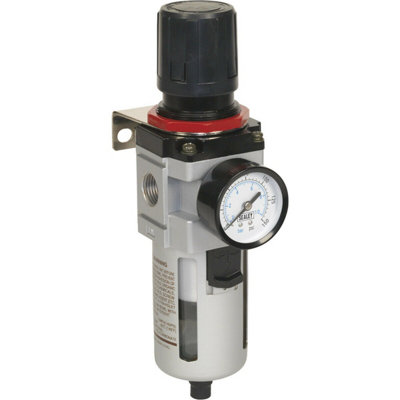 HIGH-PERFORMANCE WORKSHOP AIR FILTER AND REGULATOR WITH PRESSURE GAUGE ...