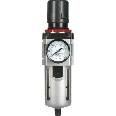 HIGH-PERFORMANCE WORKSHOP AIR FILTER AND REGULATOR WITH PRESSURE GAUGE ...