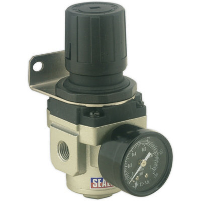 High-Performance Workshop Air Supply Regulator with Wall Bracket