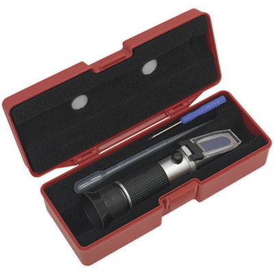 High Precision Refractometer for Antifreeze, Battery Fluid, and Screen Wash Measurement