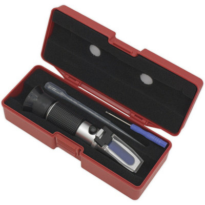 High Precision Refractometer for Antifreeze, Battery Fluid, and Screen ...