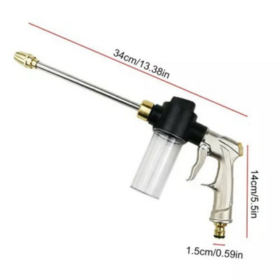 High Pressure Water Lance Hose Nozzle Jet Spray Gun Set