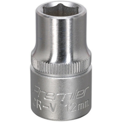 High-Quality 12mm Steel Drive Socket - 1/2" Square Drive for ...