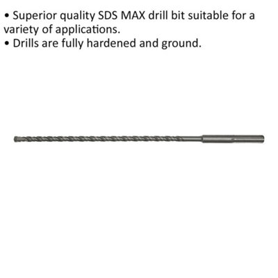 High-Quality 13 x 540mm SDS Max Drill Bit for Masonry Projects