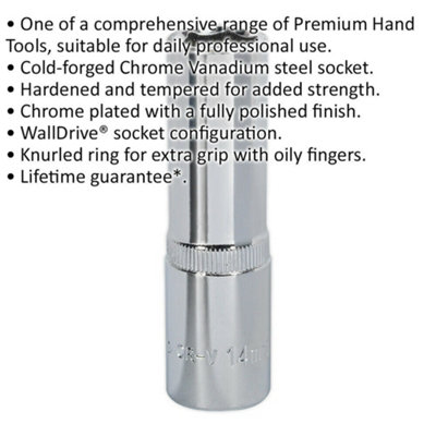 Buy High-Quality 14mm Forged Steel Deep Drive Socket with Polished ...