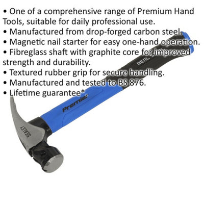 High-Quality 20oz Claw Hammer with Fibreglass Shaft and Magnetic Nail ...