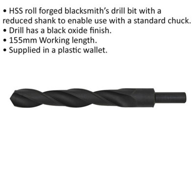 High-Quality 22.5 x 220mm HSS Roll Forged Blacksmith Drill Bit with ...