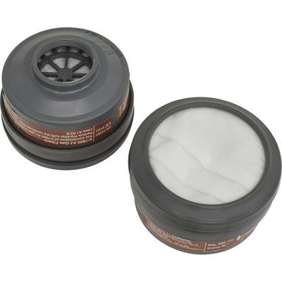 High-Quality A1P2R Filter Cartridge Set for ys00292 Half Mask Respirator