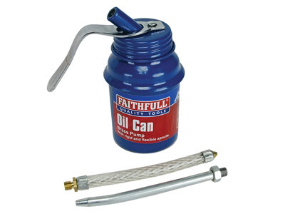 High-Quality Faithfull Pistol Type Oil Can 125ml for Precision Oiling