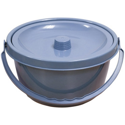High-Quality Grey Replacement Bucket and Lid for ve00226 Folding Commode