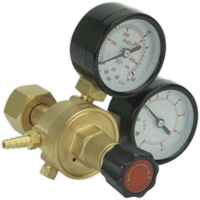 High-Quality Industrial MIG Gas Regulator with Twin Gauge - 4 Bar Max ...