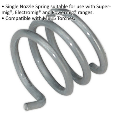 High-Quality Nozzle Spring for MB15 MIG Welding Torches