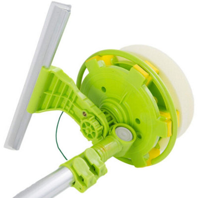 High-Rise Window Cleaner Telescopic Window Squeegee Cleaning Kit with ...