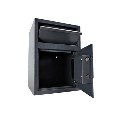 High Security Electronic Home & Office Safe Front Loading Deposit Hatch ...