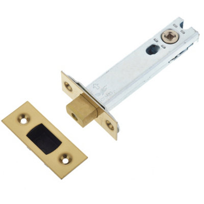 High Security Heavy Duty Tubular Deadbolts with Brass Finish for Doors ...