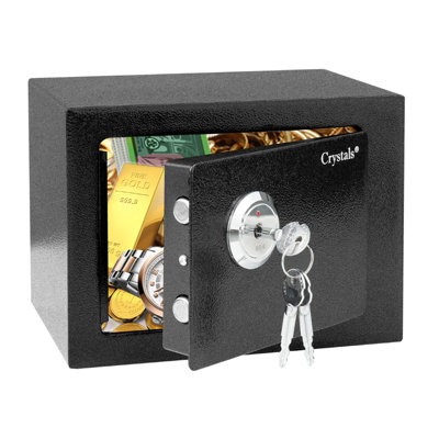 High Security Steel Safe Box with Safety Lock Secure Money and ...
