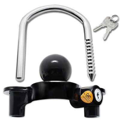 High security trailer lock trailer hitch coupler towing ball lock universal