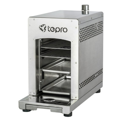 High Temperature Gas Steak Grill and BBQ with Electronic Ignition
