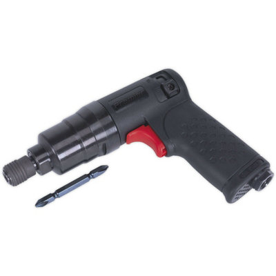 High Torque Mini Air Screwdriver with Pistol Grip - 1/4 BSP Reversible ...