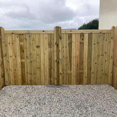 Highampton Gates Pair - 6.0m Total Width x 2.1m High | DIY at B&Q