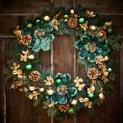 Highbury Luxury Christmas Xmas Door Decoration Winter Autumn Wreath ...