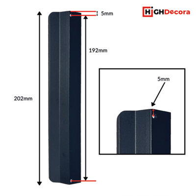 Highdecora Profile Pull Handle V Style for Furniture Wardrobe, Kitchen ...