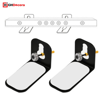 Highdecora Soundbar Brackets with Sticky Anti-slip Strips, Wall Mount ...