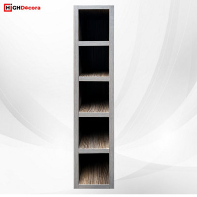 Highdecora Wine Rack Cabinet Base or Wall Unit Made with 18mm MFC (Dark ...