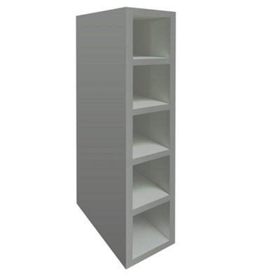 Highdecora Wine Rack Cabinet Base or Wall Unit Made with 18mm MFC Dust Grey