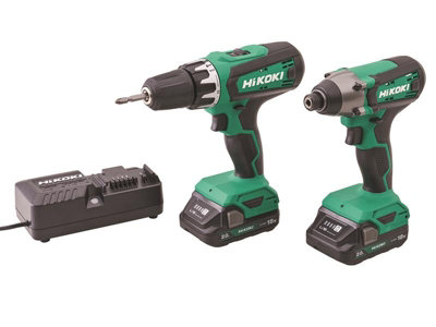 HiKoki 18V Combi & Impact Drill Twin Pack XMS24HIKOKI