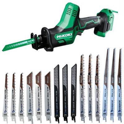 HiKOKI CR18DAJ4Z Brushless Reciprocating Saw Cordless 18V Recip Bare ...