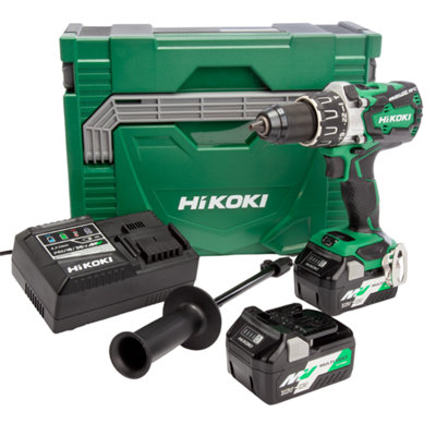 Hikoki DV18DBXL/JRZ Combi Drill 18V Cordless Brushless with 2 x Batteries