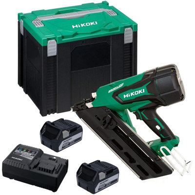 HiKOKI NR1890DC 18V 1st Fix Brushless Framing Nail Gun 2 x 5.0Ah Case