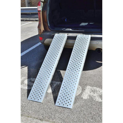 Hilka Loading Ramps fixed non slip motorbike motorcycle scooter car van ...