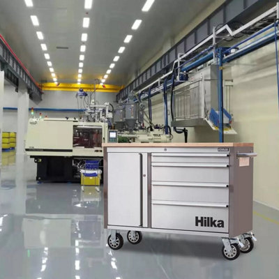 Hilka Professional Stainless Steel Tool Cabinet with 4 Drawers, 1 ...