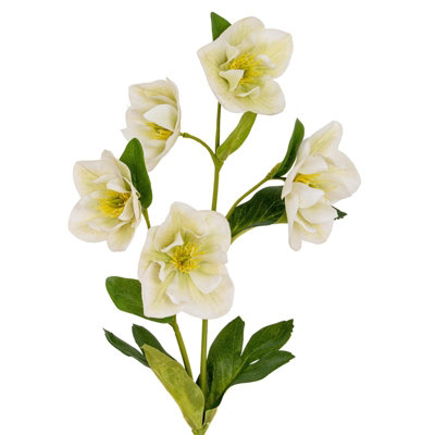 Hill Interiors Hellebore Artificial Flower White (One Size)