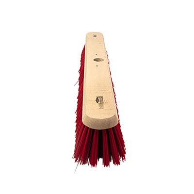 Hillbrush PVC Platform Broom Head Red (610mm) | DIY at B&Q