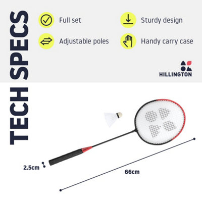HILLINGTON 4-Person Badminton Set