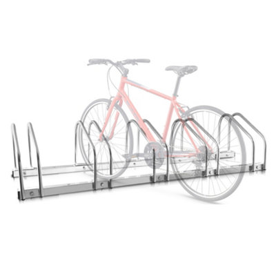 HILLINGTON 5 Bike Stand - Storage Parking Floor Rack or Wall Mount ...