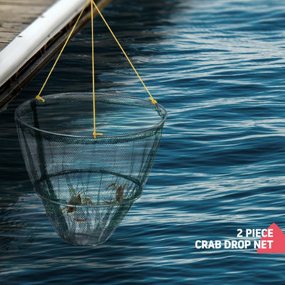 Shop HILLINGTON Crab & Lobster Drop Net - Set of 2
