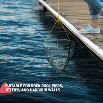 Shop HILLINGTON Crab & Lobster Drop Net - Set of 2