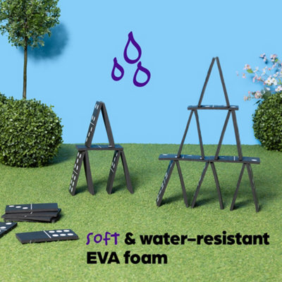 HILLINGTON Giant Dominoes Garden Game - Outdoor Summer Fun