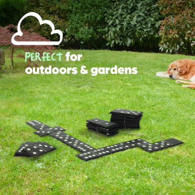 HILLINGTON Giant Dominoes Garden Game - Outdoor Summer Fun