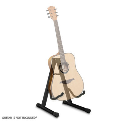 HILLINGTON Metal Guitar Folding A-Frame Stand, 3 Adjustable-Width ...