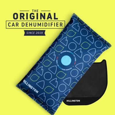 Hillington Reusable 1KG Car Dehumidifier Bag with Anti Slip Dashboard ...