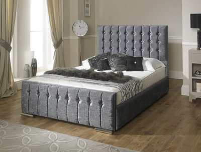 Hilton Velvet Bed Single 3FT (Pay Weekly) Elegant Comfort and Style