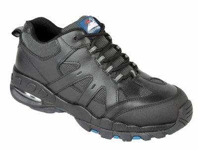 HIMALAYAN 4041 SBP black air-bubble steel toe/midsole safety work trainer