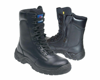 Himalayan Leather High Cut Safety Boot (Black) (UK 9)
