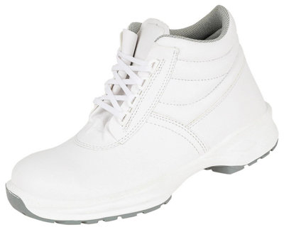 Himalayan S2 White Microfibre Steel Toe Safety Boots for Food Industry