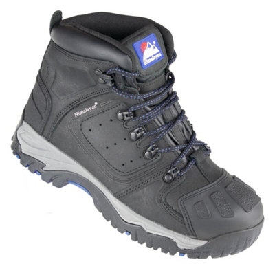 Himalayan S3 black leather steel toe/midsole scuff-cap safety boot 5206